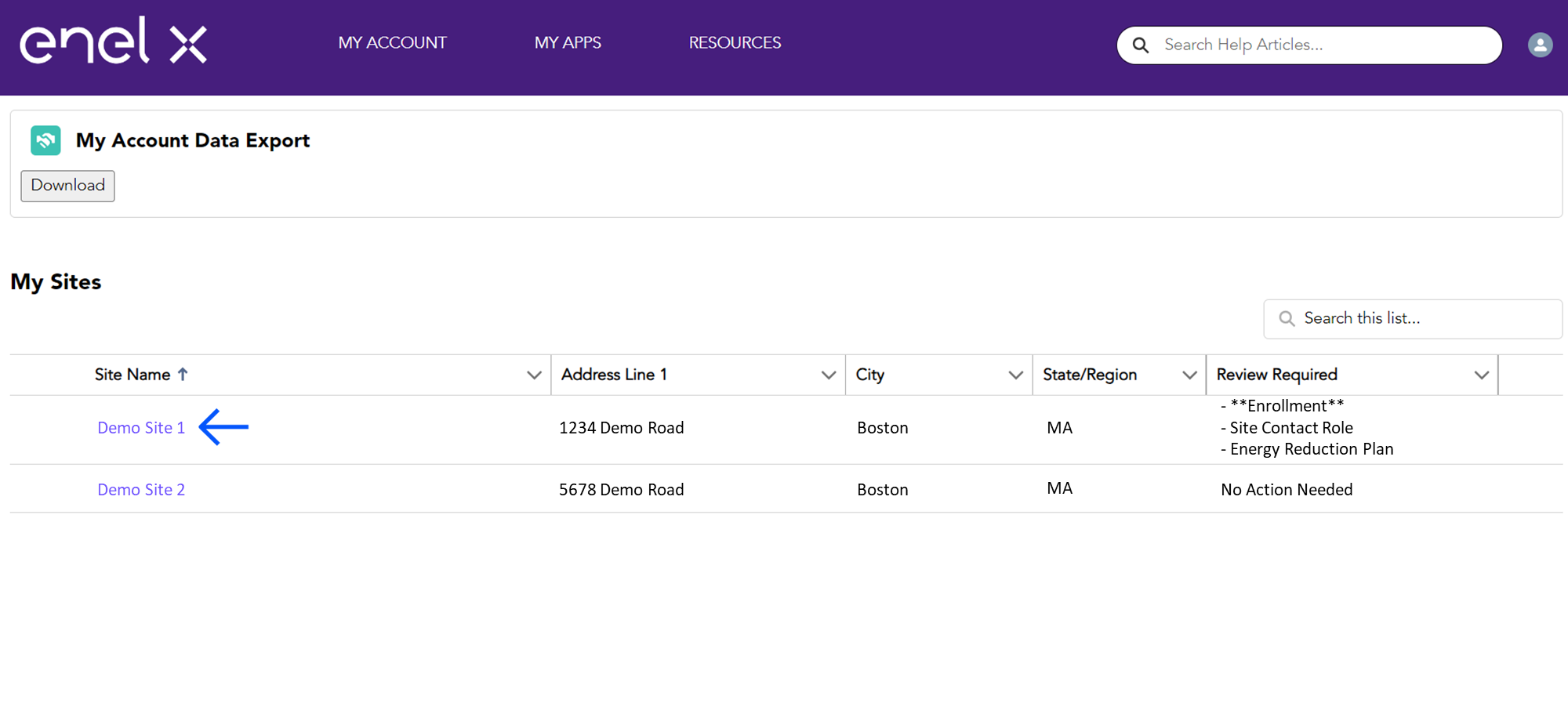 How to Confirm Your Site's Enrollment – Enel North America